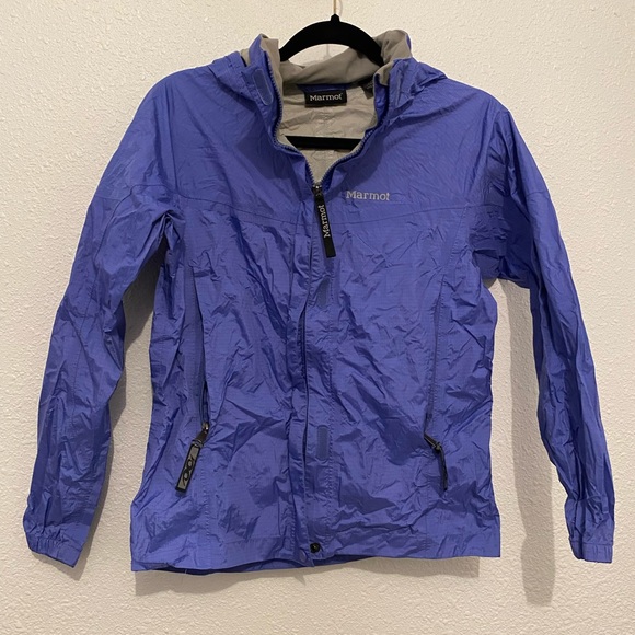 Marmot | Jackets & Coats | Marmot Blue Purple Blue Full Zip Up Hooded ...